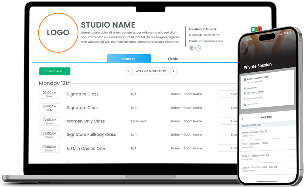 Wellness Center Management Software